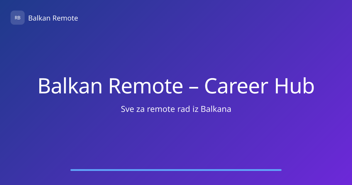 Resursi | Balkan Remote | Balkan Remote